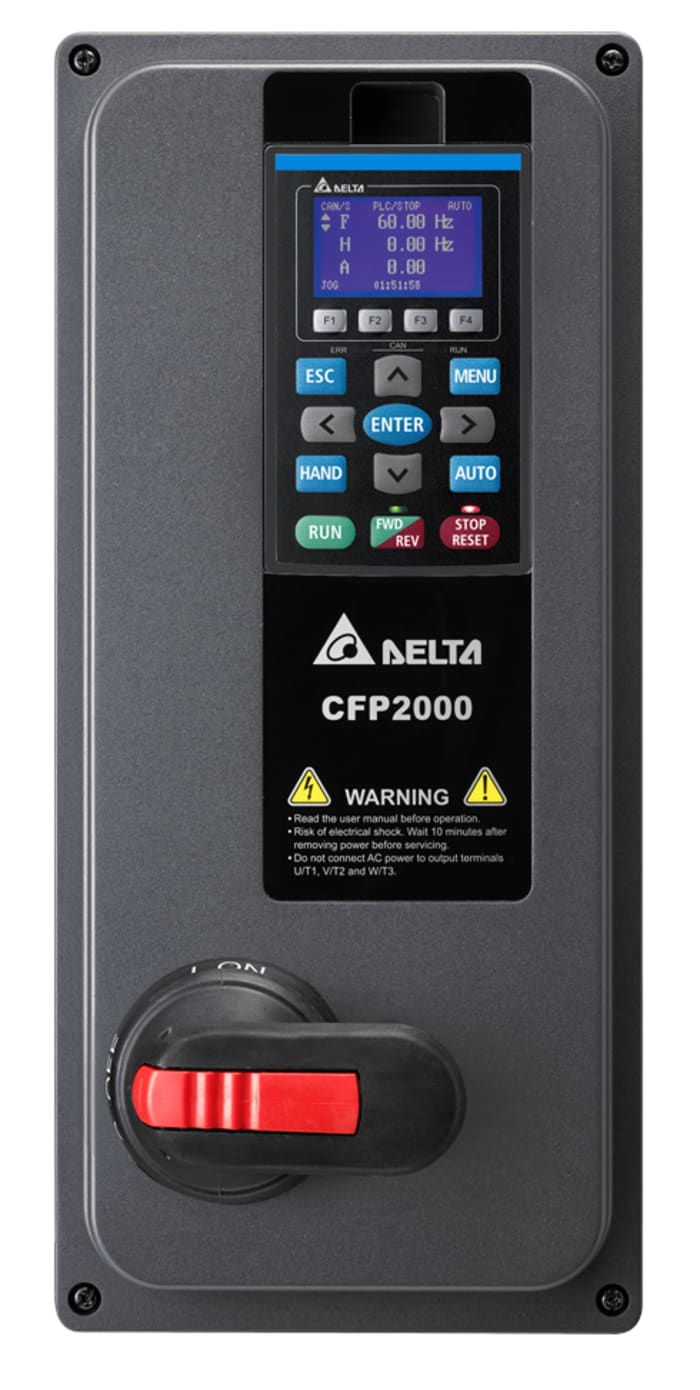 VFD370FP4EA-52S Delta Electronics | Variador de frecuencia Delta Electronics serie CFP2000, 37 ...