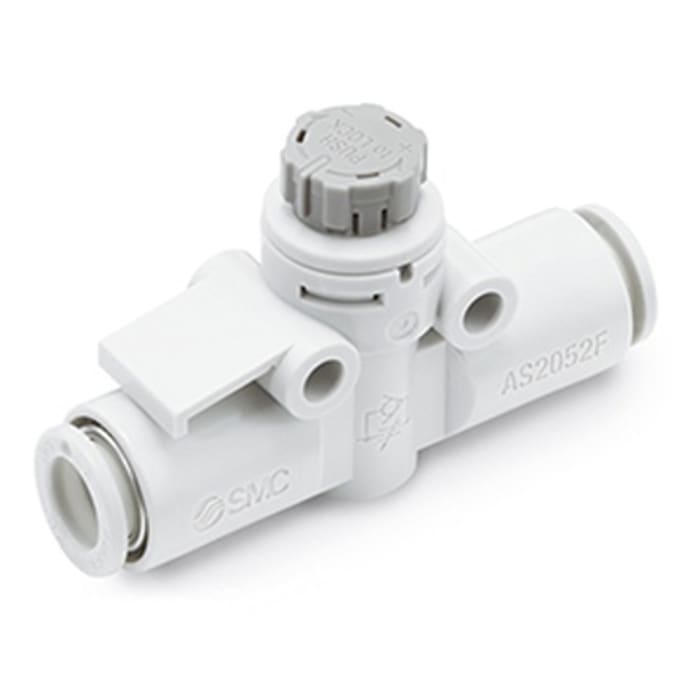 AS1002F-06A SMC | SMC AS Series Tube Speed Controller, 6mm Tube Inlet ...