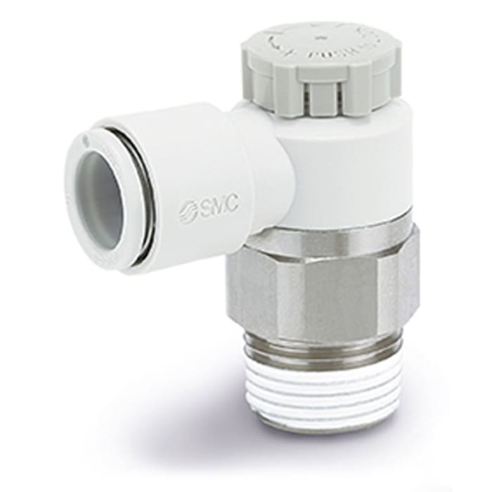 AS1201F-M5E-06A SMC | SMC AS Series Elbow Fitting, M5 x 0.8 to Push In ... AS1201F-M5E-06A SMC | SMC AS Series Elbow Fitting, M5 x 0.8 to Push In ...