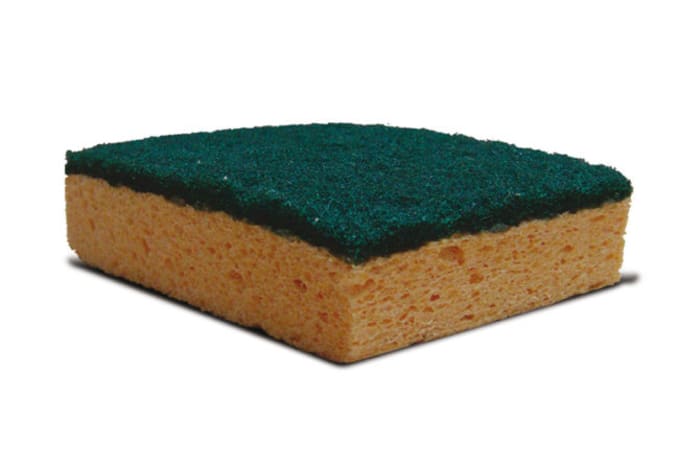 623481 PREMINES | PREMINES Green Sponge Scourer 140 mm x 90 mm x 25 mm ...