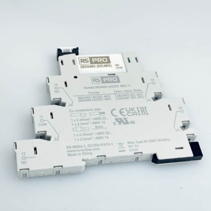 RS PRO | RS PRO Interface Relay, DIN Rail Mount, 12V ac/dc Coil, SPDT ...