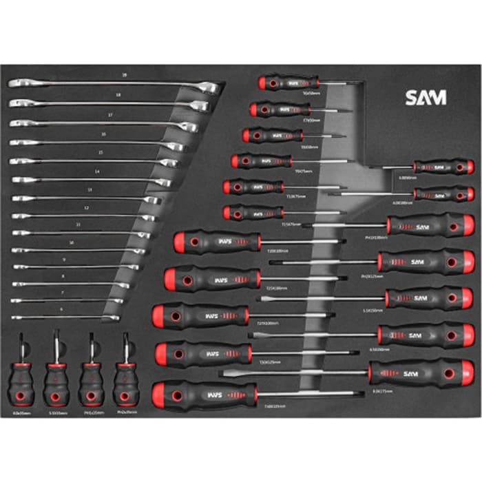CP-37PM SAM | SAM 37 Piece Screwing Tool Tool Kit with Modules | 282 ...