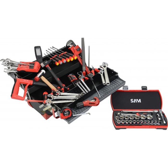 Cpp 95box Sam Sam 95 Piece Engineer S Tool Kit Tool Kit With Box 282 9650 Rs Components