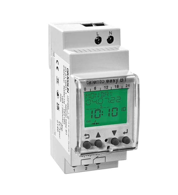 03.61.0001.1 Grasslin | Grasslin Digital Time Switch 230 V ac, 1 ...