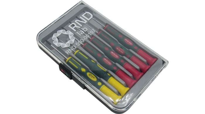 RND 550-00197 RND | Screwdriver Set 6 p. | 283-4586 | RS Components RND 550-00197 RND | Screwdriver Set 6 p. | 283-4586 | RS Components