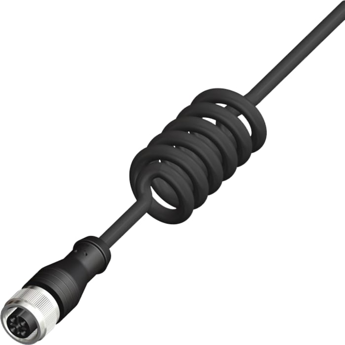 RS PRO | RS PRO Straight Female 4 way M12 to Actuator/Sensor Cable ...