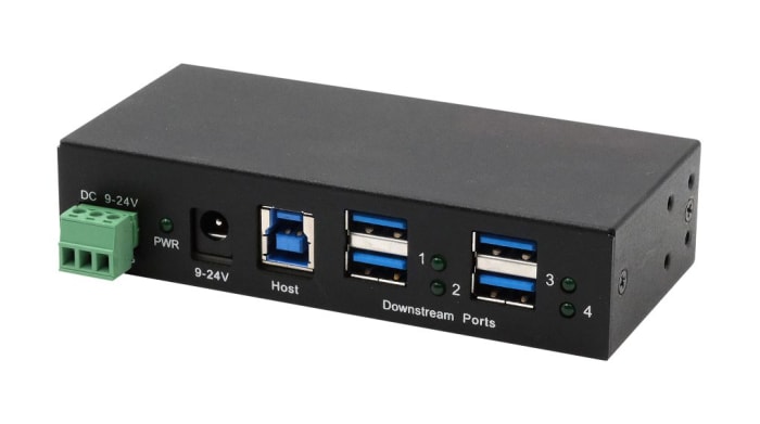 EX-11244HMS Exsys | Exsys 4 Port USB 3.2 USB Hub, External Power ...
