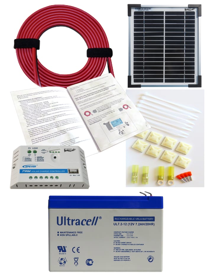 KES12V-05W-M2 Seeit | Seeit 5W Kit solar panel | 284-2444 | RS