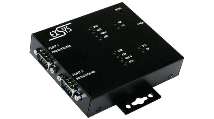 EX-1333VIS Exsys | Exsys USB 2.0 USB B Female to D-sub, 9 Pin Male USB ...