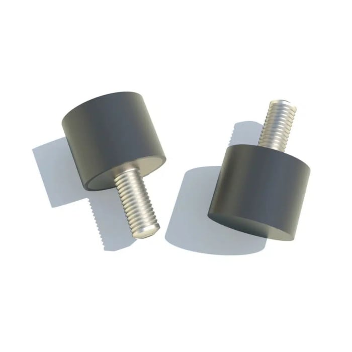 F1615VE10-60 FIBET | FIBET Circular M4 Anti Vibration Mount, Male ...