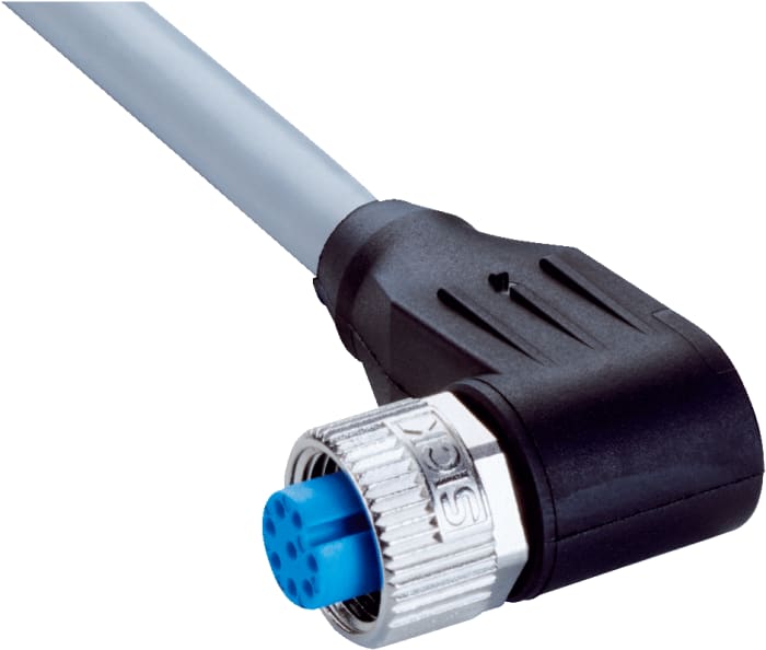 YG2A28-020VA6XLEAX SICK | SICK Right Angle Female 8 way M12 to ...