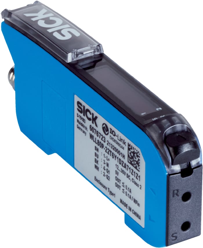 WLL80P-22THY1DZZZZZ1Z1 SICK | Sensor de fibra óptica SICK con luz LED ...