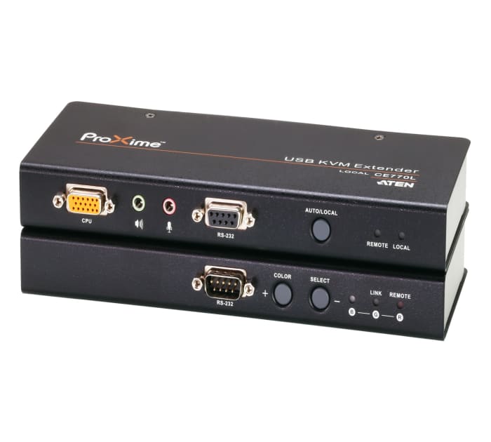 CE770 Aten | Aten 1 USB Extender VGA over Cat5e KVM Extender 300 m ...