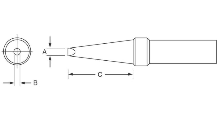 4ETAA-1 Weller | Punta de soldadura tipo Bisel Weller, serie ET mod ...
