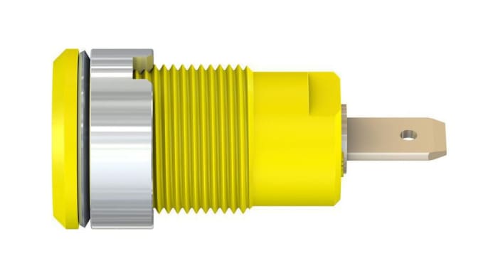 23.3000-20 Staubli | Staubli Yellow, Green Female Banana Connector, 4 ...