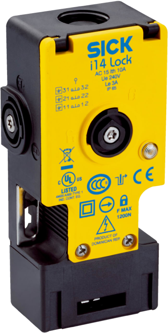 i14-M0213 Lock SICK | SICK i14 Safety Interlock Switch, 2NC/1NO ...