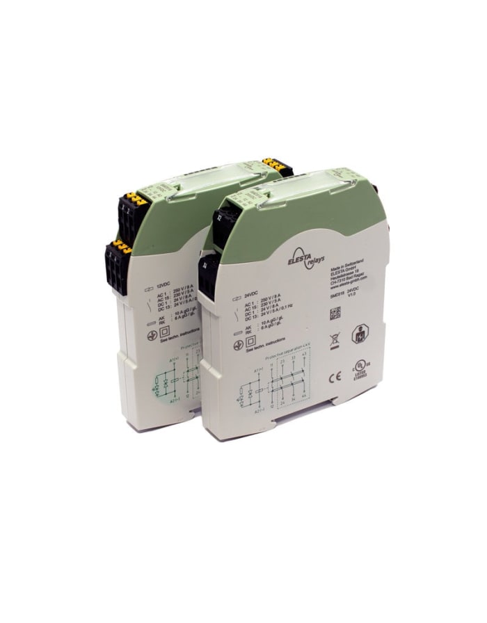SMD318-24VDC (H306587) Elesta | Elesta DIN Rail Force Guided Relay, 24V ...