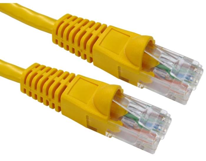 RS PRO | RS PRO, Cat6 Cat6, Yellow RJ45 to Male RJ45 Male, UTP ...