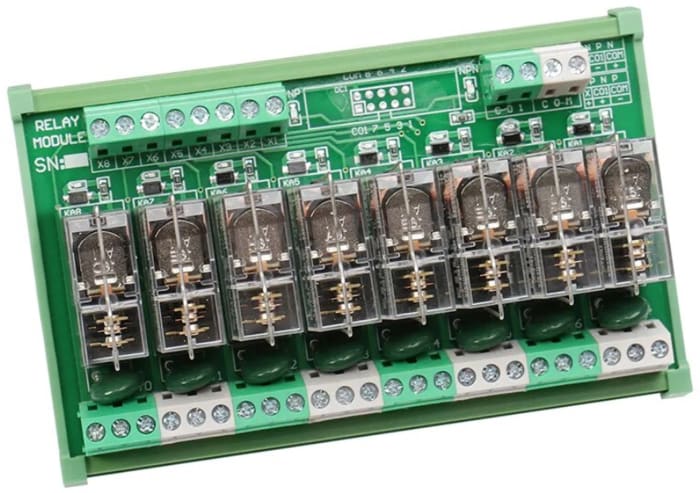 DIN-RELAY08-12V Seeit | Seeit DIN Rail Power Relay, 12V Coil, 10A ...