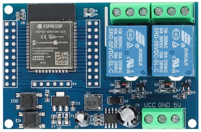 Esp32 Relay02 Seeit Seeit Esp32 Relay02 Relay Control Card Module For Arduino Raspberry Pi