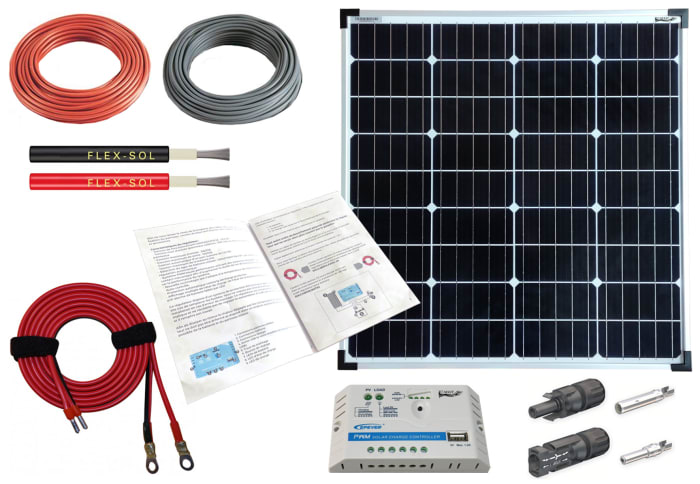 KES12V-80W-M1 Seeit | Seeit 80W Kit solar panel | 286-4018 | RS