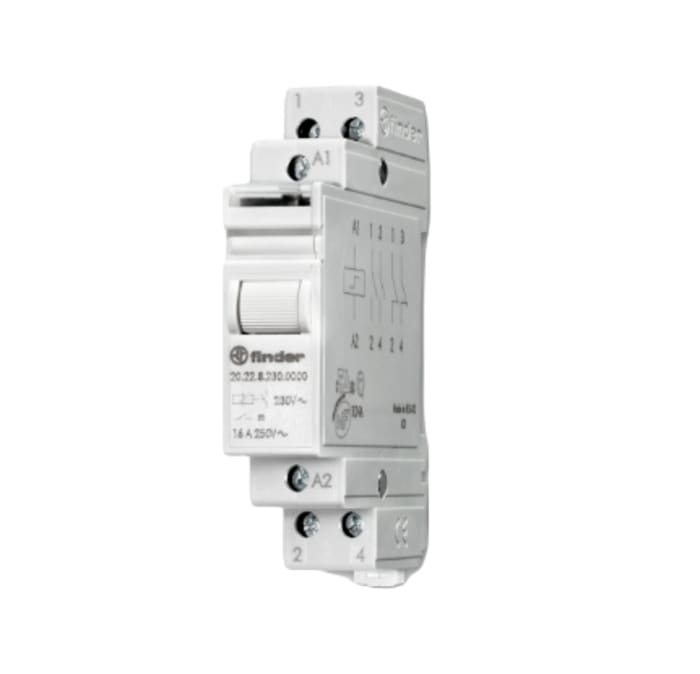 202290244000 Finder | Finder DIN Rail Power Relay, 24V dc Coil, 16A ...