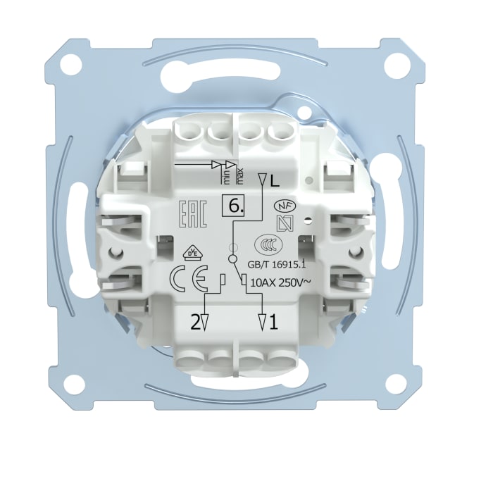 MTN3116-0000 Schneider Electric | Schneider Electric Grey 1 Gang Plug ...