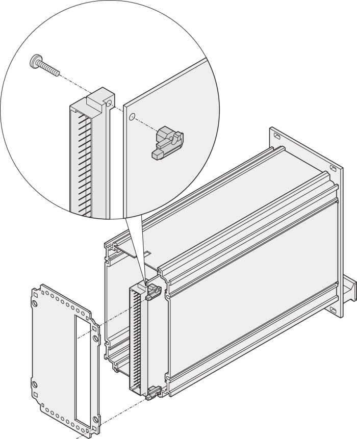 24812201 nVent SCHROFF | nVent SCHROFF 24812 PCB Mounting Enclosure ...