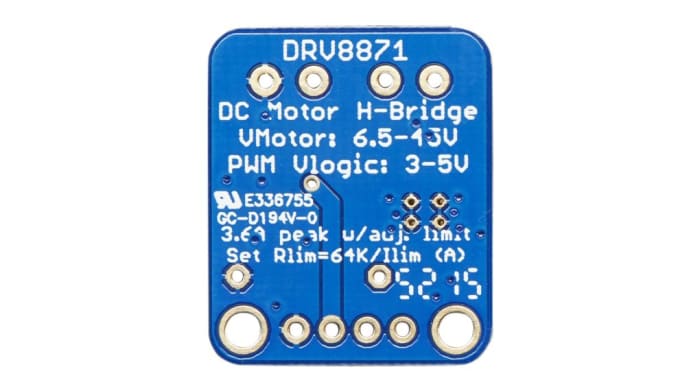 3190 ADAFRUIT INDUSTRIES | Adafruit Adafruit DRV8871 Brushed DC Motor ...