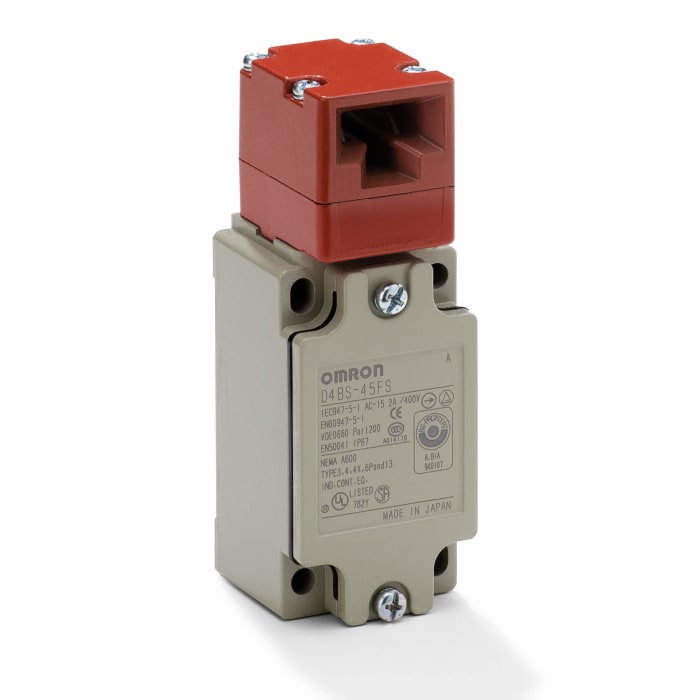 D4BS-25FS Omron | Omron Safety Interlock Switch, , 1NC/1NO 2A IP67, -40 → 80°C | 288-3212 | RS