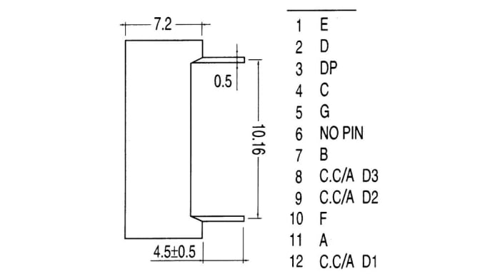 T315SYGWA/S530-E2 Everlight | T315SYGWA/S530-E2 Everlight 3 Digit 7 ...