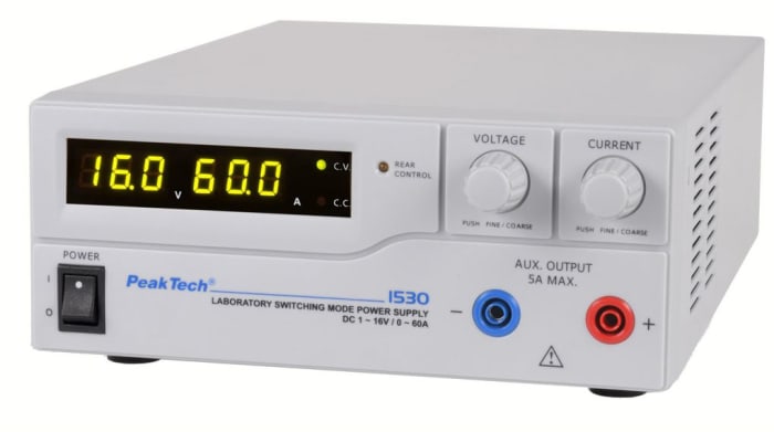 P1530 PeakTech | PeakTech P1 Series Digital Laboratory Power Supply ...