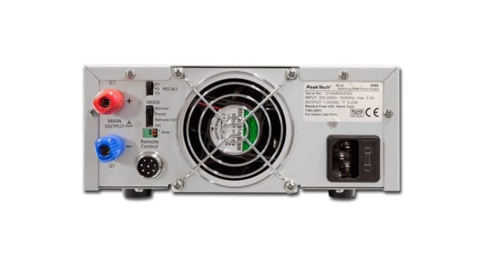 P1530 PeakTech | PeakTech P1 Series Digital Laboratory Power Supply ...