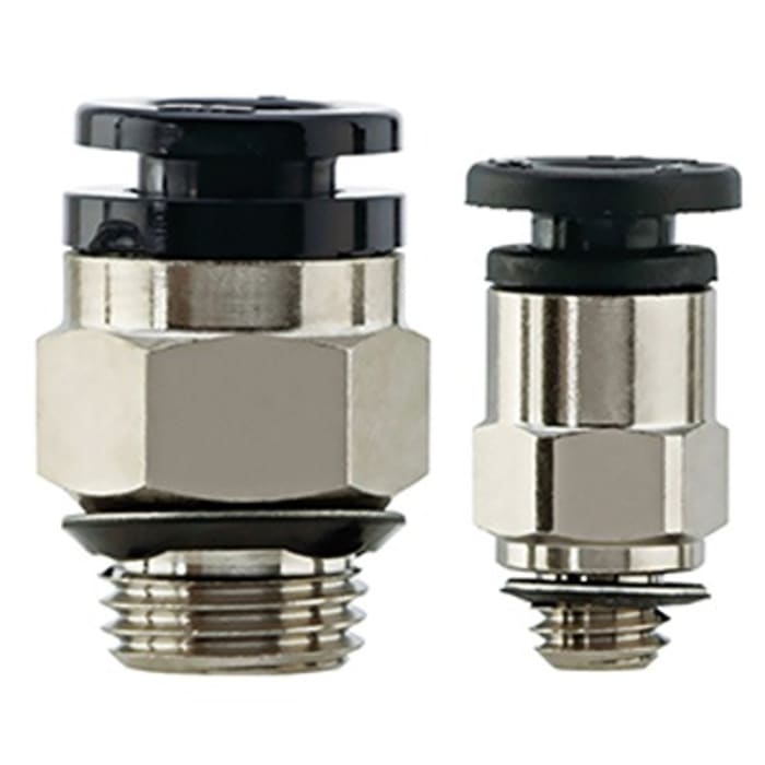 KAH08-U02 SMC | SMC KA Series One-touch Fitting, Push In 8 mm to Uni 1/4, Threaded-to-Tube ...