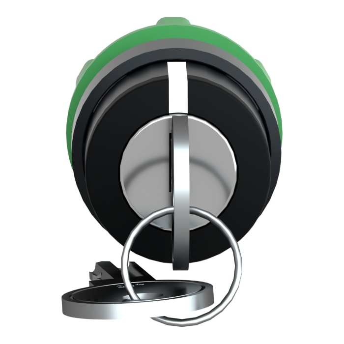 ZB5AG2 Schneider Electric | Schneider Electric Harmony XB5 2-position Key Switch Head, Latching ...