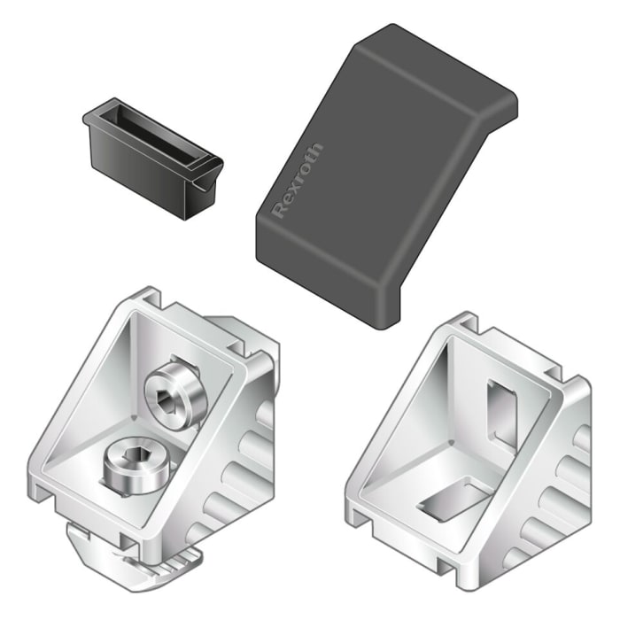 3842523528 Bosch Rexroth | Bosch Rexroth M6 Angle Bracket, Connecting ...