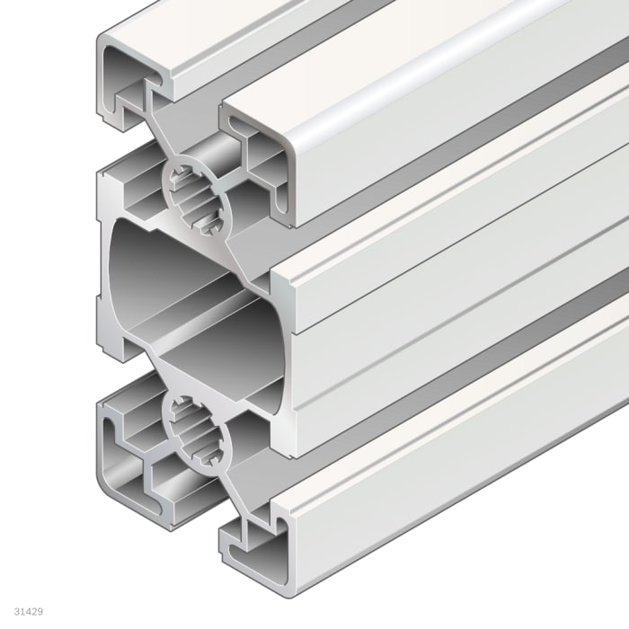 3842992432/1000 Bosch Rexroth | Bosch Rexroth Silver Aluminium Profile ...