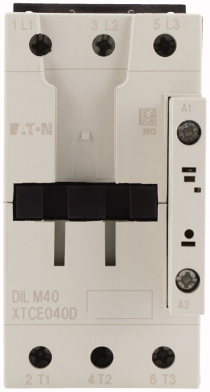 277770 DILM40(24V50/60HZ) Eaton | Contactor Eaton DILM de 3 Polos, 3 NA ...