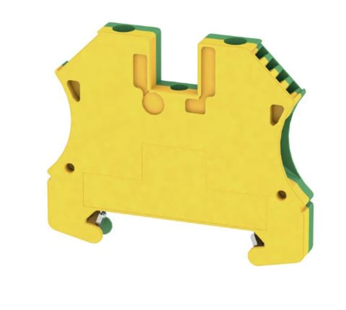 1010100000 Weidmüller | Weidmuller 2-Way WPE 4 Earth Terminal Block, 10 ...