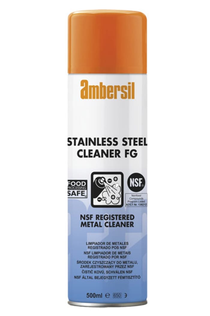 30249-AB Ambersil | Ambersil NSF C1 Stainless Steel Cleaner 500 ml ...