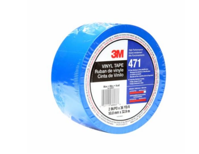 471 3M | 3M 471 Blue PVC 33m Lane Marking Tape, 0.14mm Thickness | 669-2894 | RS