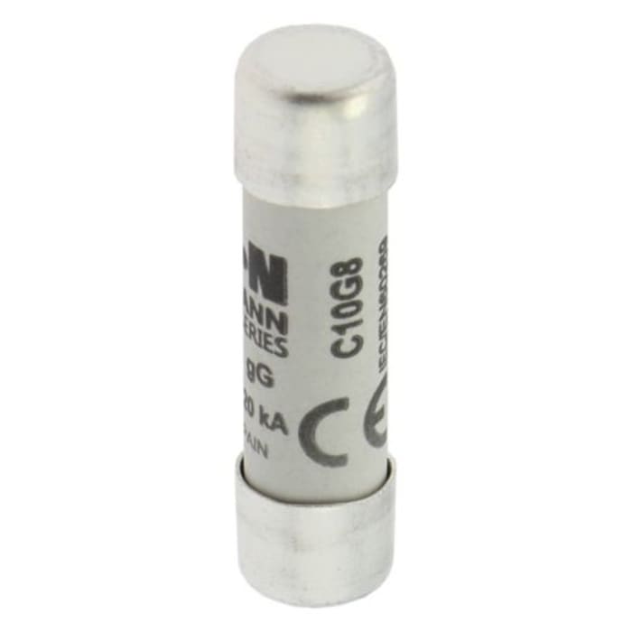 C10G8 Eaton | Eaton 8A Ceramic Cartridge Fuse, 10 x 38mm | 703-8383 | RS