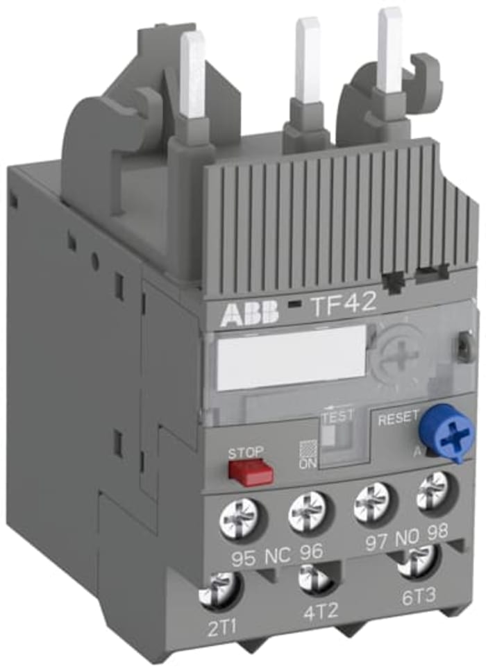 1SAZ721201R1051 TF42-24 ABB | Relé de sobrecarga térmica ABB AF Range TF42, 1 NA + 1 NC, 20 → 24 ...