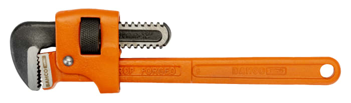 361-8 Bahco | Bahco Pipe Wrench, 185 mm Overall | 731-9398 | RS