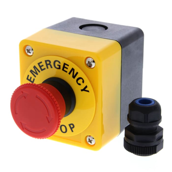 A22E-M-11B Omron | Omron A22E Series Twist Release Emergency Stop Push Button, Panel Mount, SPDT ...