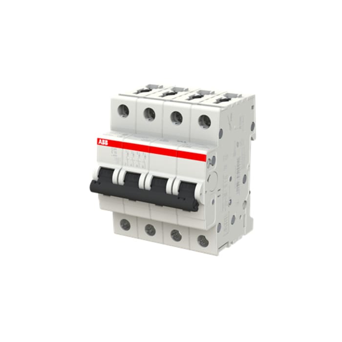 2CDS254001R0164 S204-C16 ABB | Interruptor automático 4P, 16A, Curva Tipo C, Poder de corte 6 kA ...