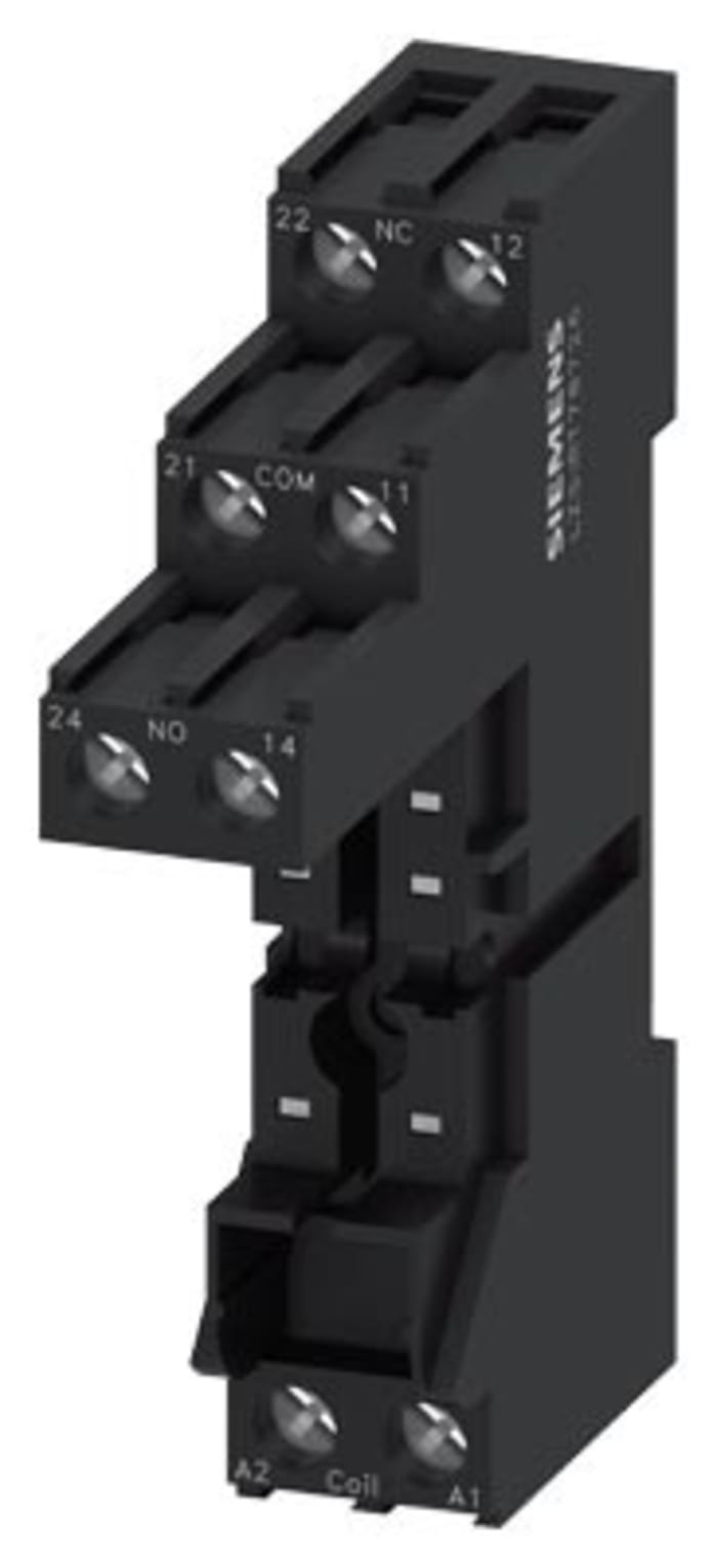 LZS:RT78726 Siemens | Siemens LZS Snap-On Rail Mount Relay Socket | 758 ...