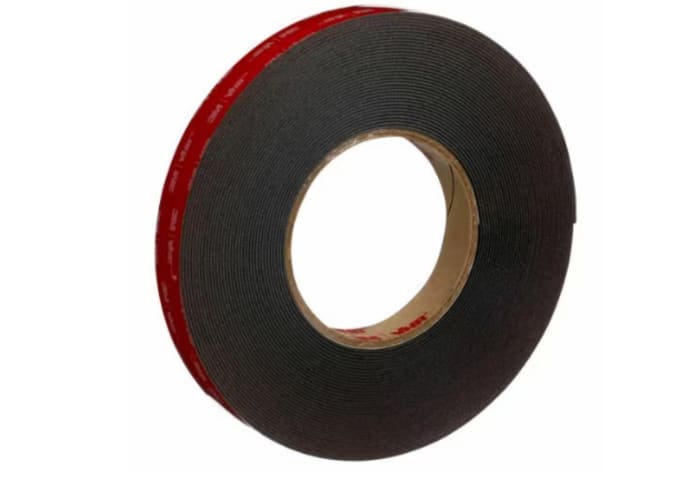 3M 5952F 3M | 3M 5952F, VHB™ Black Foam Tape, 12.0mm x 33.0m, 1.10mm ...