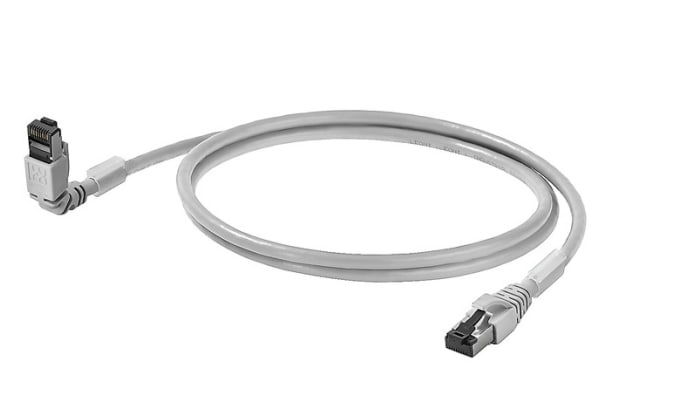 1248280020 Weidmuller | Weidmuller Cat6 Right Angle Male RJ45 to ...