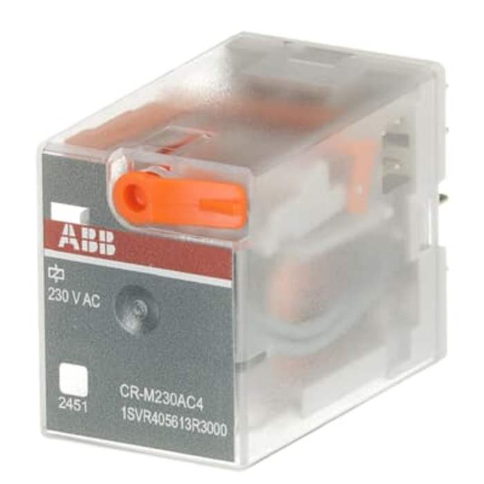1SVR405613R3000 CR-M230AC4 ABB | ABB Plug In Power Relay, 230V ac Coil ...